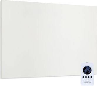 Klarstein Infrarotheizung mit Thermostat, 580 Watt Elektroheizung, Bild-Infrarotheizung zur Wandmontage, IR Paneel mit Fernbedienung & Timer, Elektrischer Flach