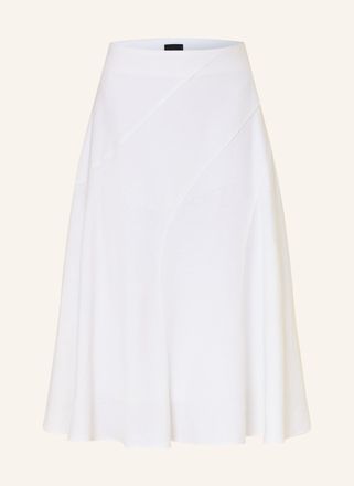 HUGO BOSS Rock Vicena Mit Leinen weiss