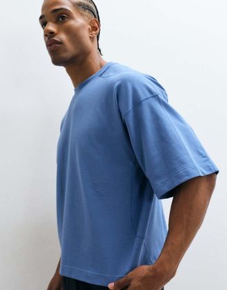 Nike NAC t-shirt boxy Dri-FIT bleu