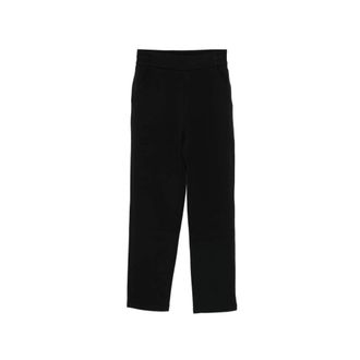 Emporio Armani Femme, Pantalons, Noir, Taille: 42 FR Comfort Double Jersey Pantalons