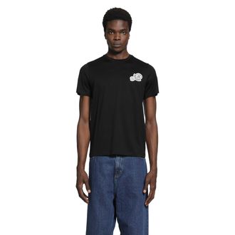 Moncler Double Logo Patch Cotton T-Shirt