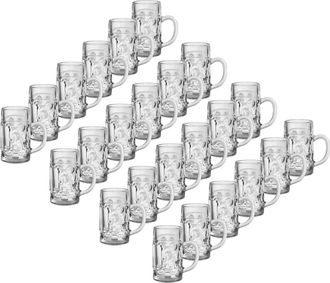 Cristalica Schnapsglas Mini-Bierkrug Partygag Wodka Junggesellenenabschied Don 24er Set 40ml