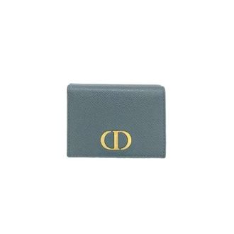 Dior Pre-owned Portefeuille Trifold en Cuir 30 Montaigne - Femme - Pre-owned - Bleu - Taille: ONE Size