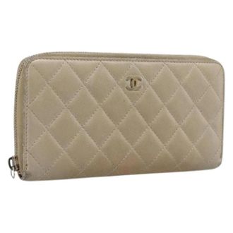 Chanel Pre-owned Vintage Long Wallet - - Pre-owned - Damen - Beige - ONE SIZE