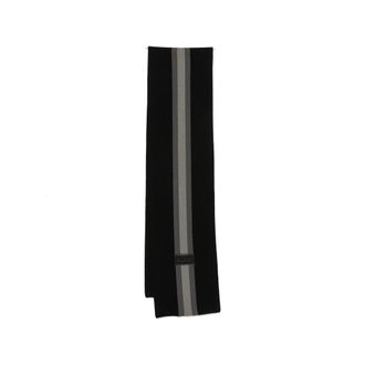 Gucci Logo-patch Striped Scarf