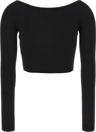 Diesel Crop Top - Black