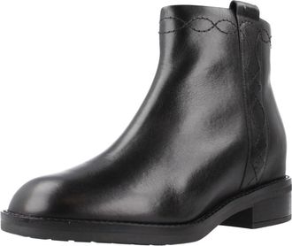 Geox D LARYSSE Ankle Boot, Black, 39.5 EU