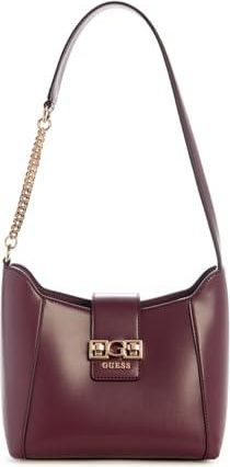 Guess Sac à main Jane Hobo pour femme, Vin, One Size, Jane Hobo