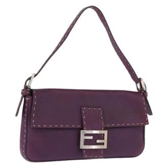 Fendi Pre-owned Leder fendi-taschen - - Pre-owned - Damen - Lila - ONE SIZE
