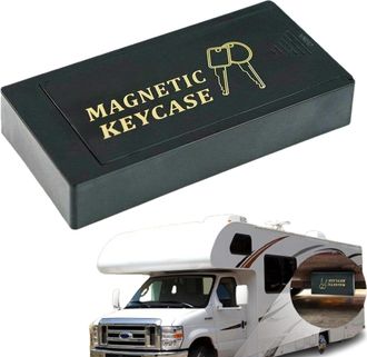 Generico Magnetische Schl&uuml;sselaufbewahrung: Schrank mit magnetischer Halterung f&uuml;r den Au&szlig;enbereich, praktische Aufbewahrung von Schl&uuml;sseln, versteckter Organi