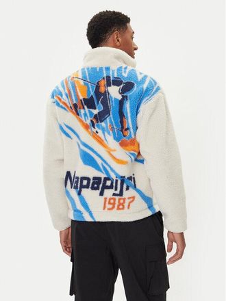 Napapijri Fleecejacke NP0A88TC Beige Regular Fit