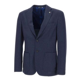 Manuel Ritz Homme, Vestes, Bleu, Taille: M Blazer