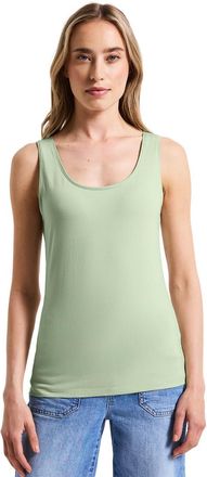 Street One Damen A323636 Basic Top, Soft Jade Green, 36