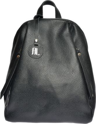 Anna Luchini Schwarz Rindsledertasche