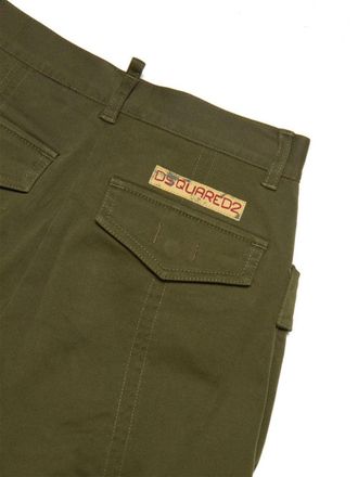 Dsquared2 Cotton-Elastane Cargo Pants - Green