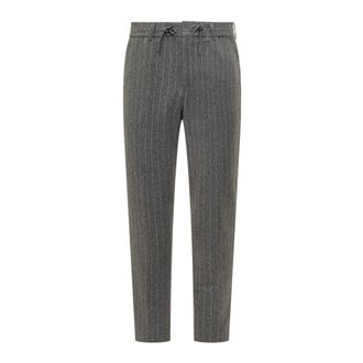 HUGO BOSS Homme, Pantalons, Gris, Taille: XL Pantalon en flanelle stretch bross&eacute;