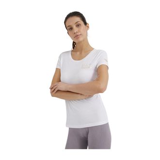 Emporio Armani Emporio Armani Ea7, Femme, Tops, Blanc, Taille: 38 FR T-Chemises