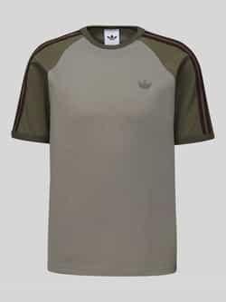 adidas Originals T-Shirt aus Leinen mit Raglan&auml;rmeln