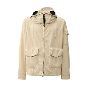 C.P. Company Explorer Jersey Jacke Ecru - - Jackets - Herren - Beige - S