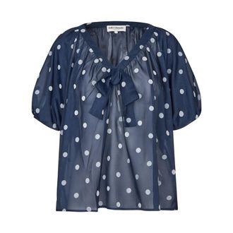 Lollys Laundry Damen, Blusen & Hemden, Blau, SGr&ouml;&szlig;e