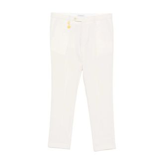 Manuel Ritz Pantalone Panna Stropicciato - - Trousers - Herren - Beige - XL