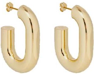 Paco Rabanne Femme, Accessoires, Jaune, Taille: ONE Size XL Link Earrings