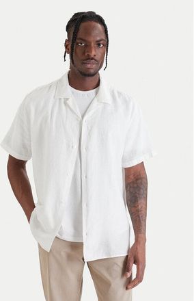 Calvin Klein Hemd LV04LF137G Wei&szlig; Relaxed Fit