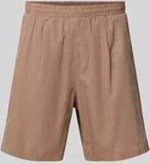 Review Loose Fit Shorts aus Baumwoll-Leinen-Mix