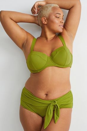 C&A Haut de bikini avec armatures-ampliforme-LYCRA XTRA LIFE, Vert, Taille: 105 E