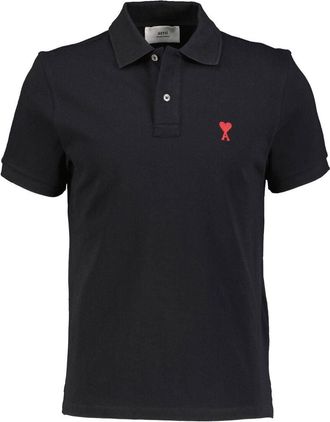 Ami Herren Poloshirt aus Baumwoll-Piqu&egrave; AMI DE COEUR