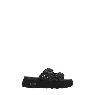 Cult Femme, Chaussures, Noir, Taille: 39 EU Tongs