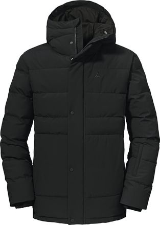 Schöffel Herren Ins. Jacket Eastcliff M, atmungsaktive, wasserdichte Winter Wanderjacke, Outdoorjacke mit verstellbarer Kapuze und praktischen Taschen, black, 