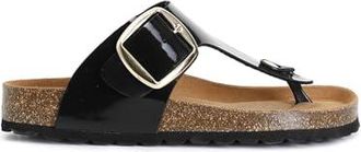 Caf&egrave;noir Tongs Pour Femmes Avec Boucle, Pour Femme, Couleur Noir, Taille 37