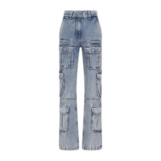 Givenchy Blaue Baumwoll-Cargohose - - Jeans - Damen - Schwarzk - W27