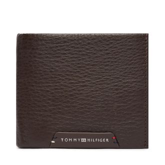 Tommy Hilfiger Geldb&ouml;rse Tommy Hilfiger Th Corp Cc Flap And Coin AM0AM14780 Dunkelbraun
