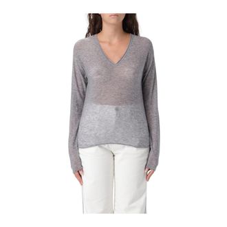 Pinko Maglia scollo a V - - Knitwear - Damen - Grau - M
