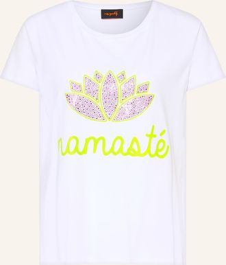 Miss Goodlife Miss Goodlife T-Shirt Mit Schmucksteinen weiss