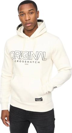 Crosshatch Carrimoore Kapuzenpullover f&uuml;r Herren (Naturwei&szlig;)