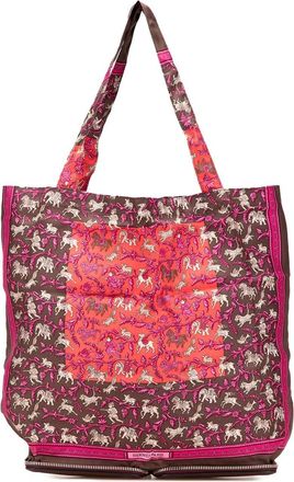 Hermès Shopper - Chasse en Inde Silky Pop Tote - Gr. unisize - in Braun - für Damen