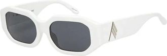 The Attico Femme, Accessoires, Blanc, Taille: ONE Size Lunettes de soleil