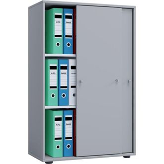 ebuy24 B&uuml;roschrank Schiebet&uuml;ren Lona 3fach