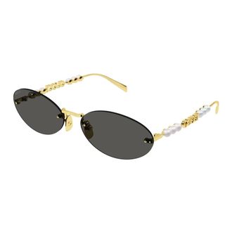 Gucci Sonnenbrille - - Accessories - Damen - Gelb - 62 MM