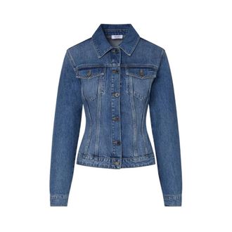Liu Jo Femme, Vestes, Bleu, Taille: 40 FR Veste en jean avec cordons