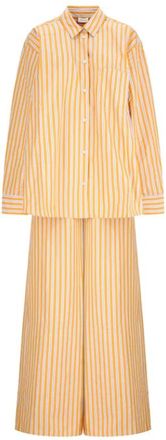 Andamane Femme, V&ecirc;tements de nuit et de d&eacute;tente, Multicolore, Taille: 38 FR Lana Set - Chemise Oversize + Pantalon Large