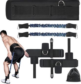 Generic Vertikale Sprungwiderstandsb&auml;nder - Springtrainings, Trainingsband f&uuml;r Beinst&auml;rke | Sport zum Boxen Basketball Fu&szlig;ball Damen Agility Power Speed