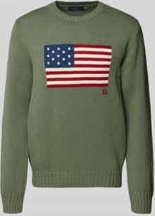 Polo Ralph Lauren Strickpullover mit Motiv-Print