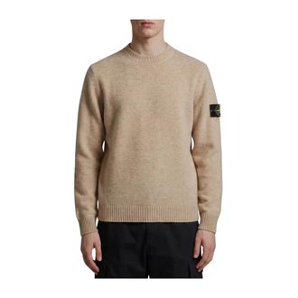 Stone Island Rundhals-Pullover - - Knitwear - Herren - Beige - S
