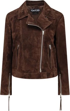 Tom Ford Femme, Vestes, Brun, Taille: 38 FR Veste Lex417