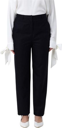 Emporio Armani Pantalon droit - Femme - Pantalons - Noir - Taille: 36 FR