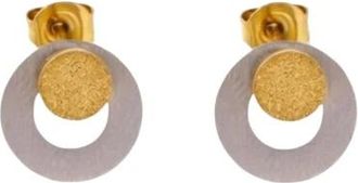 Dansk Copenhagen LIV Waterproof Silver Stainless Steel Multi Dot Earrings - Brushed/Sanded Finish - - Accessories - Damen - Mehrfarbig - ONE SIZE